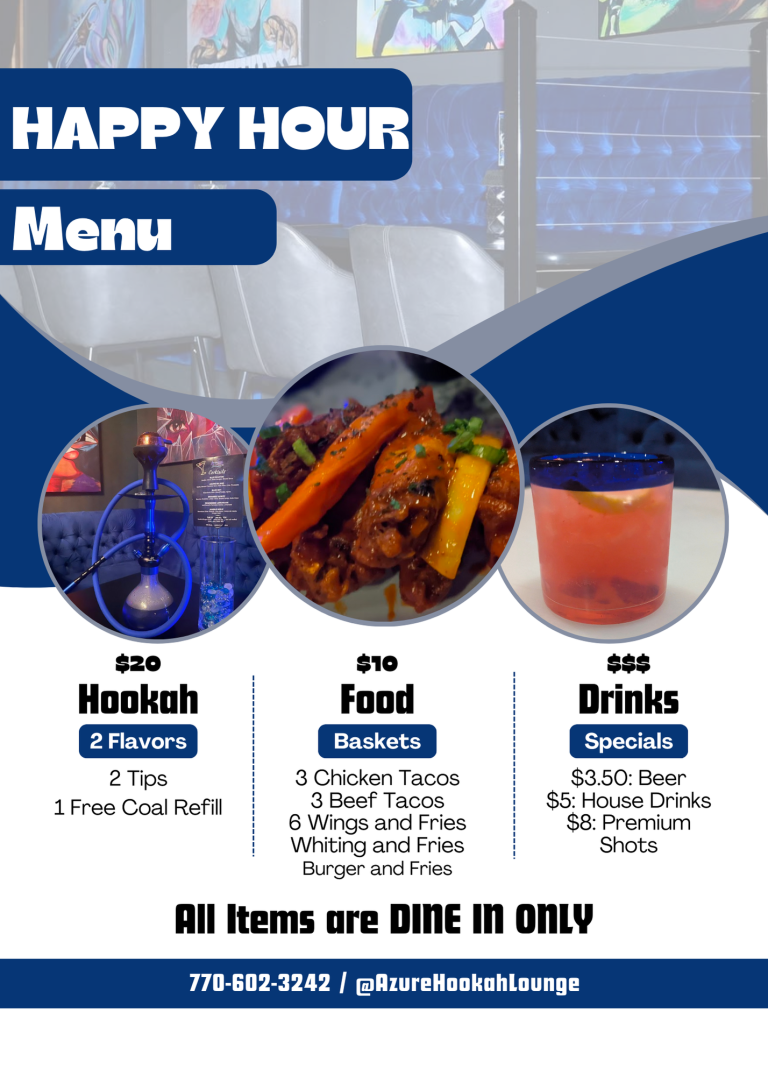 Azure Smoke BBQ + Hookah – Eat Sip Vibe